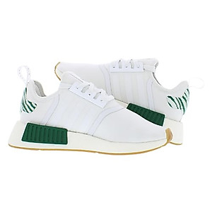 Adidas Women's NMD_R1 Sneaker (White/Forest Green, 9.5)