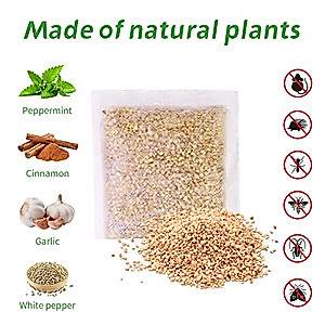 Mouse Repellent,Peppermint Oil to Repel mice and Rats in Warehouse/Basement/Attic/Garage/Shed/Cabin,1.23 Oz.(5 Pouches) New Type