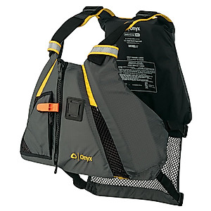 Onyx MoveVent Dynamic Paddle Sports Life Vest, Yellow, M/L