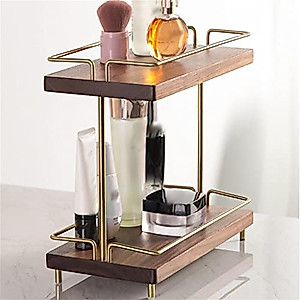 Cosmetic Storage Rack Toilet Bathroom Toilet Dressing Table Wash Table Desktop Skin Care Product Storage Rack (Color : E, Size : Multi-Layer)