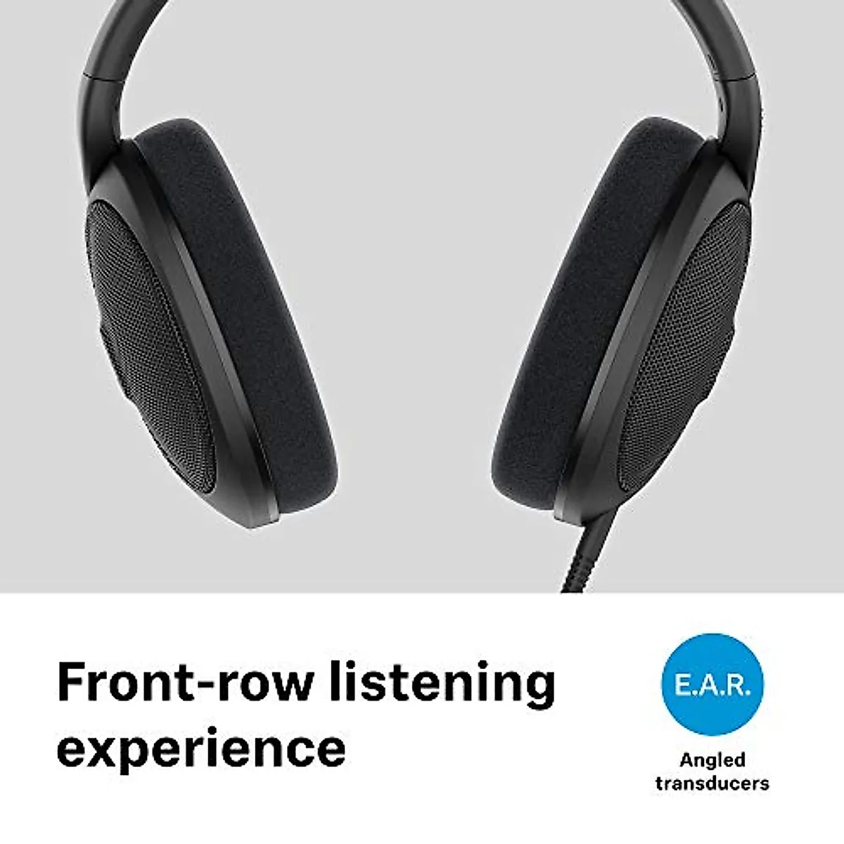 Sennheiser HD 560 S Over-The-Ear Audiophile Headphones - Neutral Frequency Response, E.A.R. Technology for Wide Sound Field, Open-Back Earcups, Detachable Cable, (Black) (HD 560S)