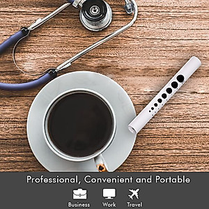 Novamedic 6 Pack Disposable LED Pen Light with Pupil Gauge, Medical Diagnostic Penlight for Doctors Nurses EMTs and Nursing Students, White