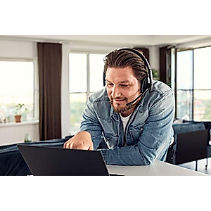 Sennheiser PC 8.2 USB On-Ear Headset With In-Line Volume Control - Secure Fit Headband - No Slippage - Passive Noise-Cancellation Adjustable Microphone - for Internet Telephone Users and E-Learners