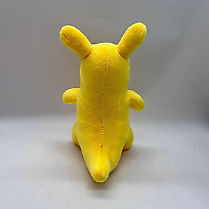 Generic Rain World Plush Toy, Cuddly Cartoon Anime Stuffed Animal Slugcat Plush Doll Character Pillow, Rain World SlugCat Plushies for Cartoon Fans Gift for Kids Fans Gift(Yellow), Red