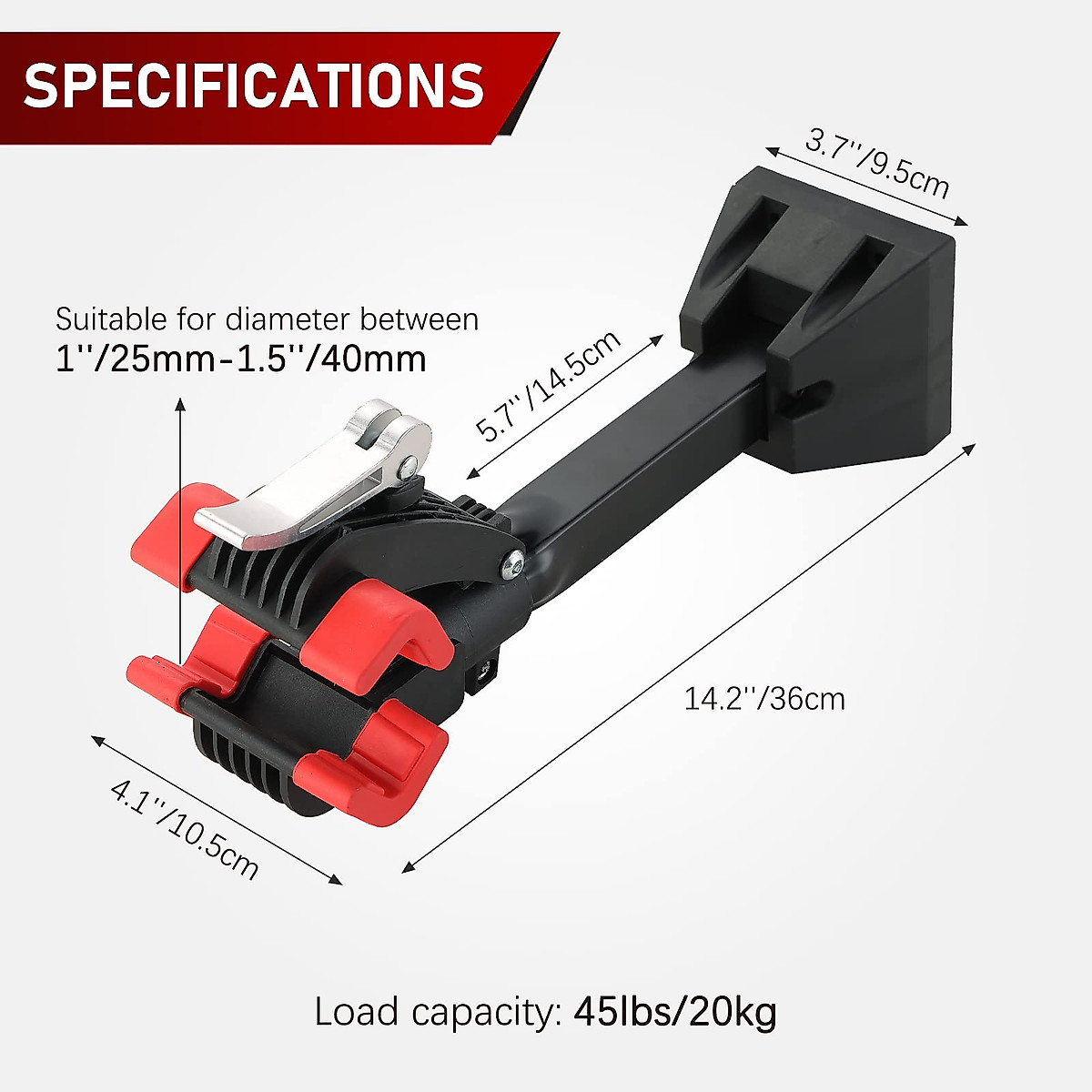 ATPEAM Wall Mounted Bike Repair Stand Foldable Heavy Duty Bicycle Maintenance Rack Workstand Bike Clamp Repair Stand Bike Workstand Hanger Bicycle Maintenance Stand for Variety of Bikes