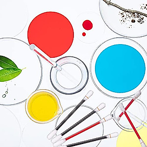 Sokgo 20Pcs Cotton Swab Tattoo Lipstick, Tattoo Lipstick Cotton Swab Lip Tint, Waterproof and Long Lasting Liquid Non-Stick Portable Lip Gloss