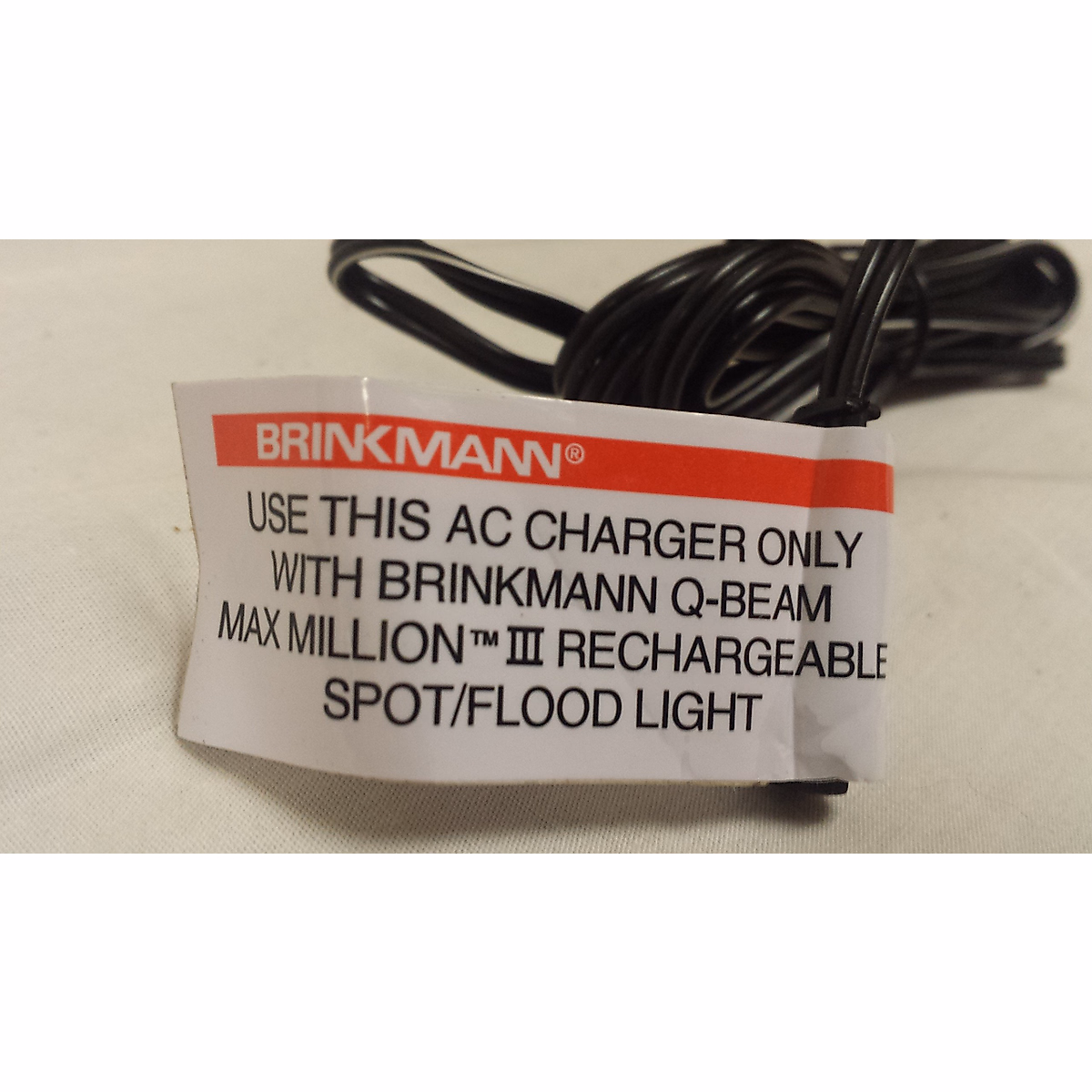 BRINKMANN 802-0018-0 AC Charger, 120V