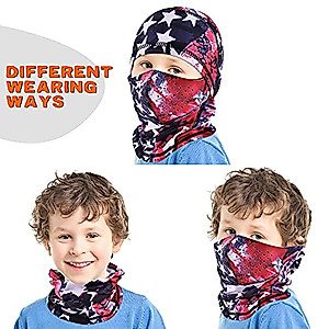Botack Kids Ski Mask, Winter Warm Breathable Balaclava Face Mask for Boys Girls Snowboarding Snow Sports