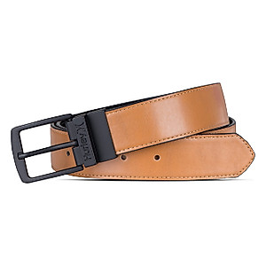 Hurley Men's Reversible Leather Belts, Tan, M