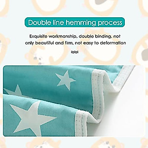Guinea Pig Cage Liners 6Pcs Waterproof Guinea Pig Bed Pads Reusable Machine Washable Guinea Pee Pads Anti-Slip Pet Training Pads for Small Animals Fast Absorbent Cage Liners(17.7x13.8inch)