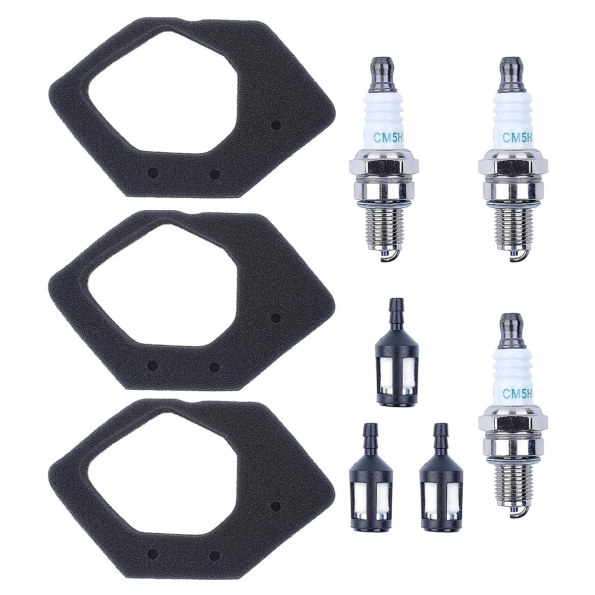 Mtanlo Air Filter Kit For Honda GX25 GX25N GX25NT HHT25S Brush Cutter Trimmers 17211-Z0H-000