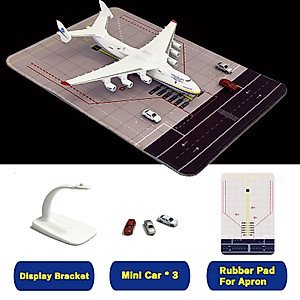 QOADXPC 1:400 Scale Antonov An-225 Model Plane An225 Transport Aircraft Model Alloy Material- Ideal Gift for Birthday Decoration