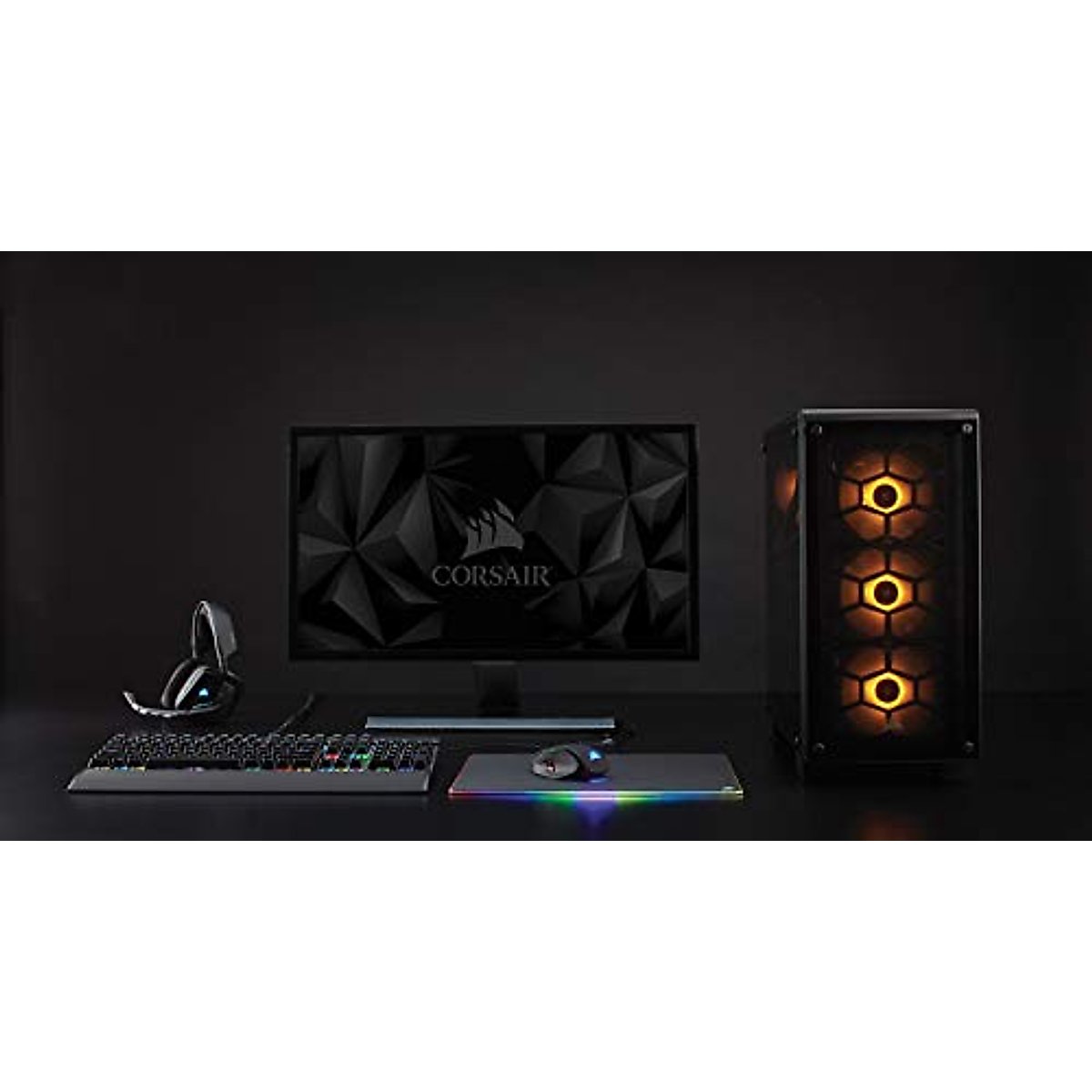 Corsair M65 PRO RGB Optical FPS Gaming Mouse (12000 DPI Optical Sensor, Adjustable Weights, 8 Programmable Buttons, 3-Zone RGB Multi-Colour Backlighting, Xbox One Compatible) - Black