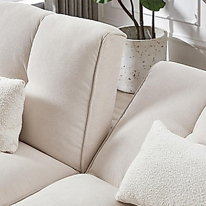 P PURLOVE Convertible Tufted Futon Sofa Bed,Adjustable Couch Sleeper with Adjutable Back,Upholstered Loveseat Sofa & Couch for Apartment, Living Room,Home Office