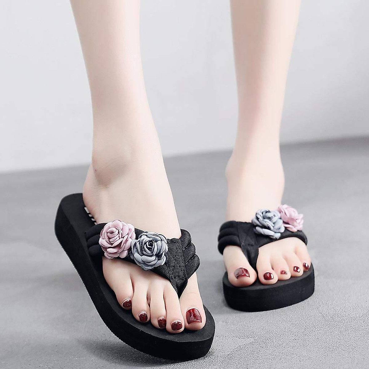 ZHOUXINGB Womens Boots Ankle, Shoes for Women Sandals Outdoor Sandals Narrow Sneakers Steel Toe Shoes Wedge Flip Flops Basketball Womens Hiking Shoes Purple