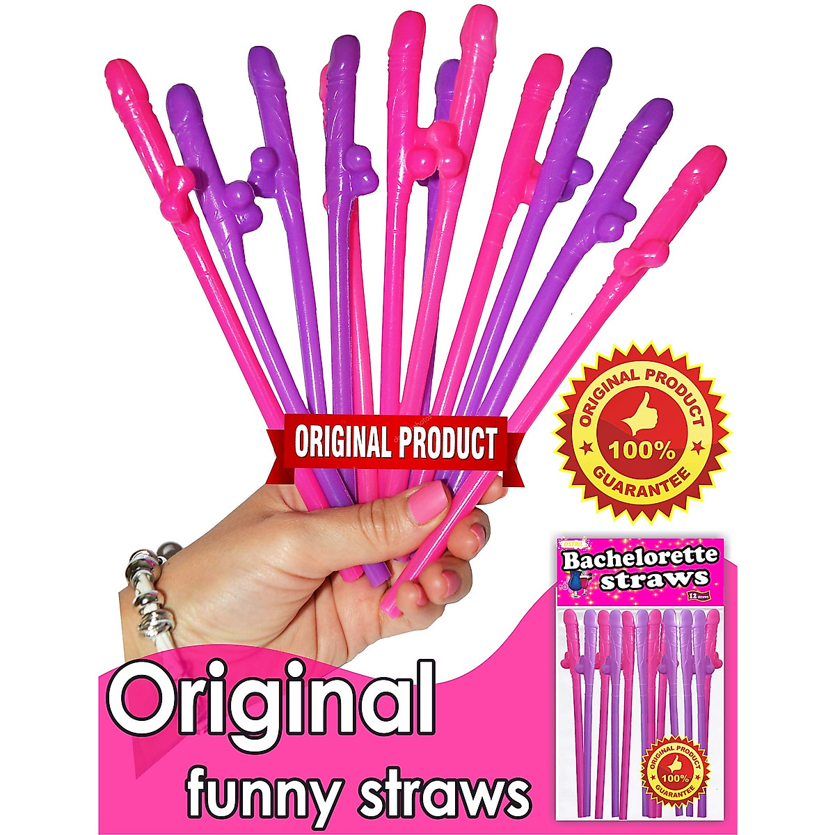 10 Bachelorette Party Straws, Bachelorette Party Decorations, Pennis Drinking Straws, Willy Straws, Hen Straws Naughty