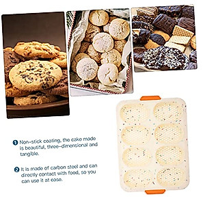 SOLUSTRE 1pc Color Baking Mold Cookie Cake Pan Pudding Kitchen Baking Tray French Bread Pan Silicone Baking Pan Baking Accessories Bread Loaf Pan Silicone Fondant Silicone Loaf Pan Candle