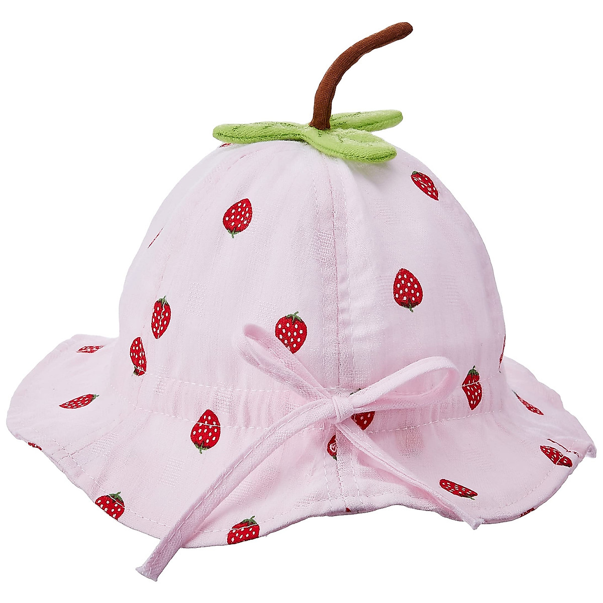 Baby Sun Hat Toddler Summer Beach UPF 50+ Sun Protection Bucket Hats for Baby Girls Infant Beach Hat with Wide Brim Kids Caps Pink