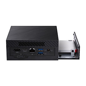 ASUS PN51-S1 Mini PC Barebone with AMD Ryzen 3 5300U Quad-core Mobile Processor, up to 64GB DDR4 RAM, Dual Storge Design, WiFi 6, Bluetooth, USB-C with VESA Mount