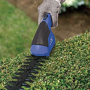 Sun Joe HJ604C-SJB-P2 2-in-1 Cordless Grass Shear + Hedger, 7.2 V (Blue)