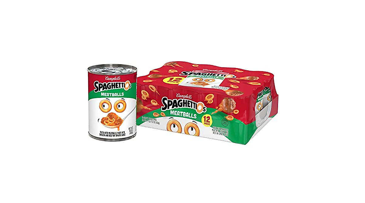 SpaghettiOs Pasta with Meatballs - 12 Pack - 15.6 oz