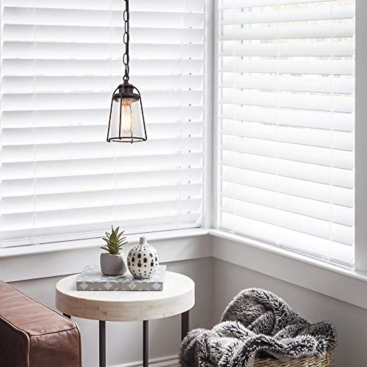 KSANA Farmhouse Pendant Lighting, Mini Rustic Hanging Light Fixture with Seeded Glass Shade for Kitchen Island, Foyer, Hallway, Bedroom and Entryway, Bronze