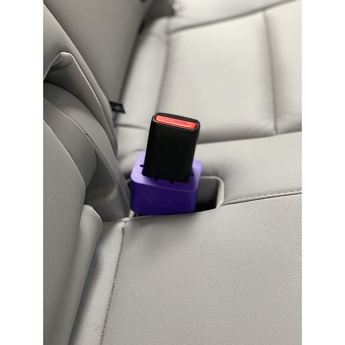 Buckle Booster for Car Seat Belt - Raises Your Seat Belt For Easy Reach - Stop Fishing for Buried Seat Belts - Stands Up Receptacle for Better Buckling (1)