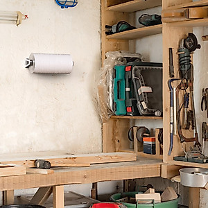 DecoBros Wall Mount Paper Towel Holder, Chrome