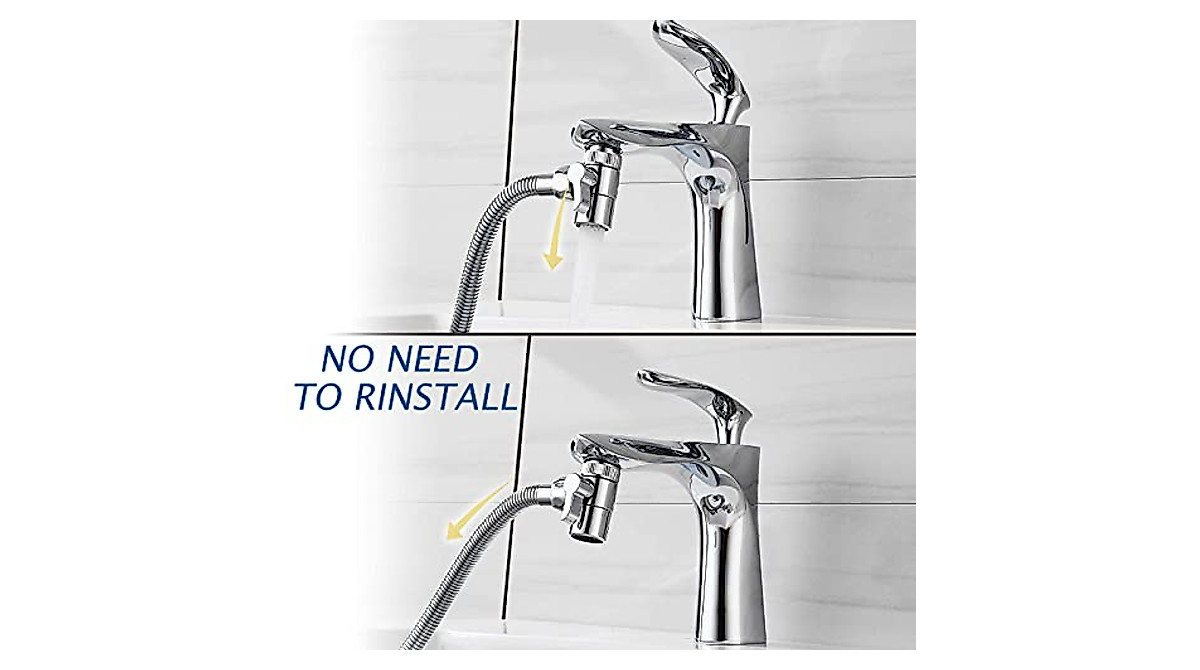 Handheld Shower with Faucet Attachments for Easy Use