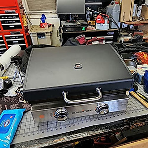 Hard Cover Hood for Blackstone 22 Inch Tabletop Griddle,Hard Lid with Temperature Gauge-Replacement Accessories for Blackstone 22" Grill