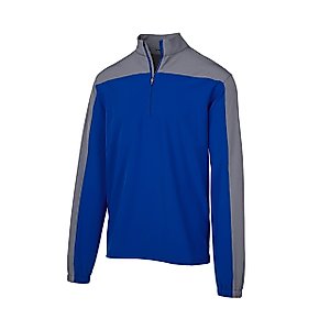 Mizuno Youth Comp Long Sleeve Batting Jacket, Royal-Shade, Medium