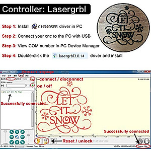 Upgraded Engraver Module for CNC Machine, Mcwdoit 445nm 5500mW Optical Power/ 20W Electric Power for CNC Router 3018Pro/ 3018 Max/4540