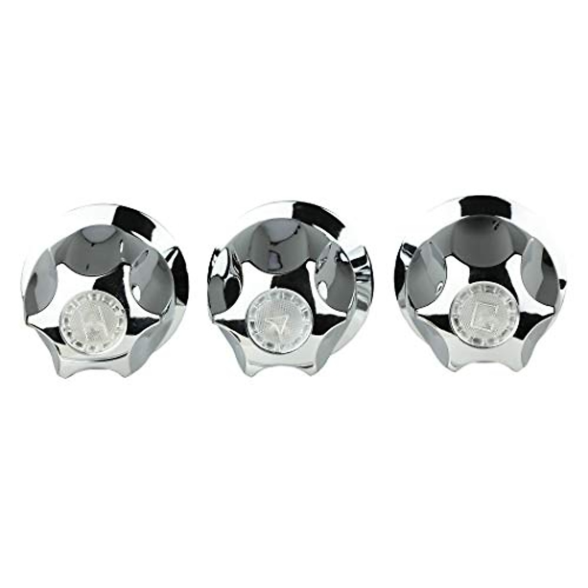 Danco 81428 Bathtub and Shower 3-Handle Remodel Kit for Price Pfister Tub/Shower Handle Restoration,(Pack of 3), Chrome