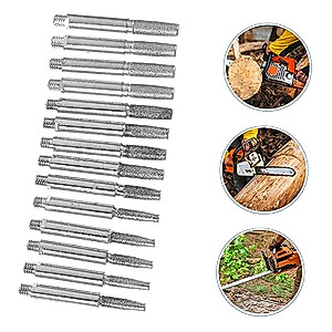 ULTECHNOVO Chainsaw Sharpening Kit 12pcs glitch sharpening Corundum 4.8 chainsaw grinding stones grinding head chainsaw grinding stones 4.8 Tool Tool