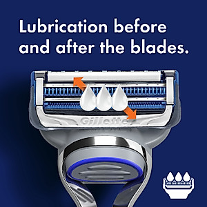 Gillette SkinGuard Mens Razor Blade Refills, 8 Count, Designed for Men with Skin Irritation