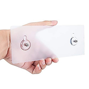 Vdomus adhesive suction sticker for no drilling 2 tier corner shower caddy - transparent