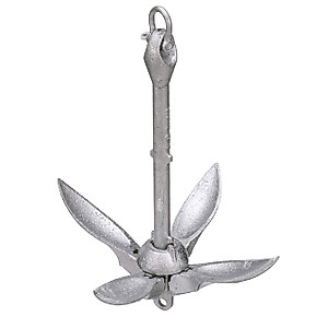 Attwood 11964-1 Grapnel Folding Anchor, 3 lb, Silver