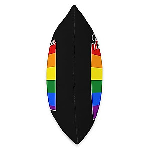 New Mexico Map USA State Rainbow Pride Flag Map USA State New Mexico Rainbow Flag Pride Month Throw Pillow, 18x18, Multicolor