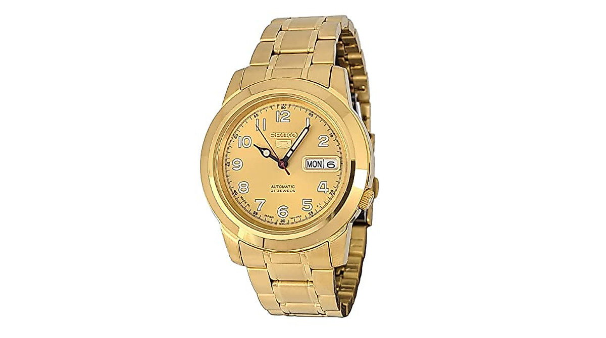 Seiko 5 Automatic Gold Men's Watch SNKK38J1