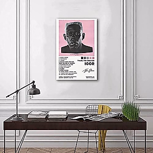 American Rapper Tyler Poster Decorative The Creator Album Cover Signed Limited Posters Wall Art Decor Print Picture Paintings for Living Room Bedroom Decoration Poster (6,12x18in Unframe)