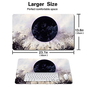 Board Game MTG Playmat Table Mats Games Size 60X35 cm Mousepad Compatible for TCG RPG CCG Play mats (Damnation)