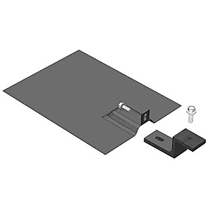 Black Z Bracket with Flashing for Solar Panel PV Module Mounting Racking Installation