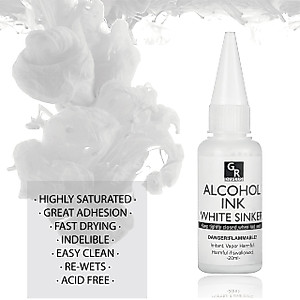 Metallic Alcohol Ink Set -4 Metallic Colors Alcohol Based Ink for Resin Art