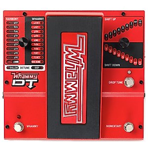 DigiTech Whammy DT Drop Tuning Guitar Pitch Shift Effect Pedal with True Bypass and ac power adapter