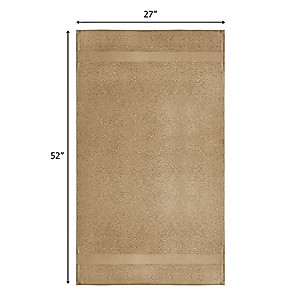 COTTON CRAFT Simplicity Bath Towels Set -7 Pack- 27x52-100% Cotton Bath Towel - Lightweight Absorbent Soft Easy Care Quick Dry Everyday Luxury Hotel Spa Gym Shower Beach Pool Camp Travel Dorm - Linen