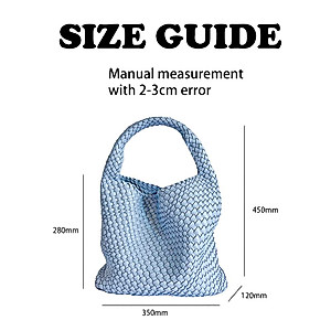 LMKIDS Fashion Hand Woven Bag Shopper Bag Travel Handbags and Purses Women Tote Bag Large Capacity Shoulder Bags (khaki)