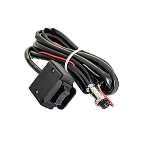 SuperATV Black Ops 3500 LB Winch Kit For UTV/ATV | Waterproof Seals And Solenoid | 12 Volt Winch | 1.2 HP Motor | 166:1 Gear Ratio