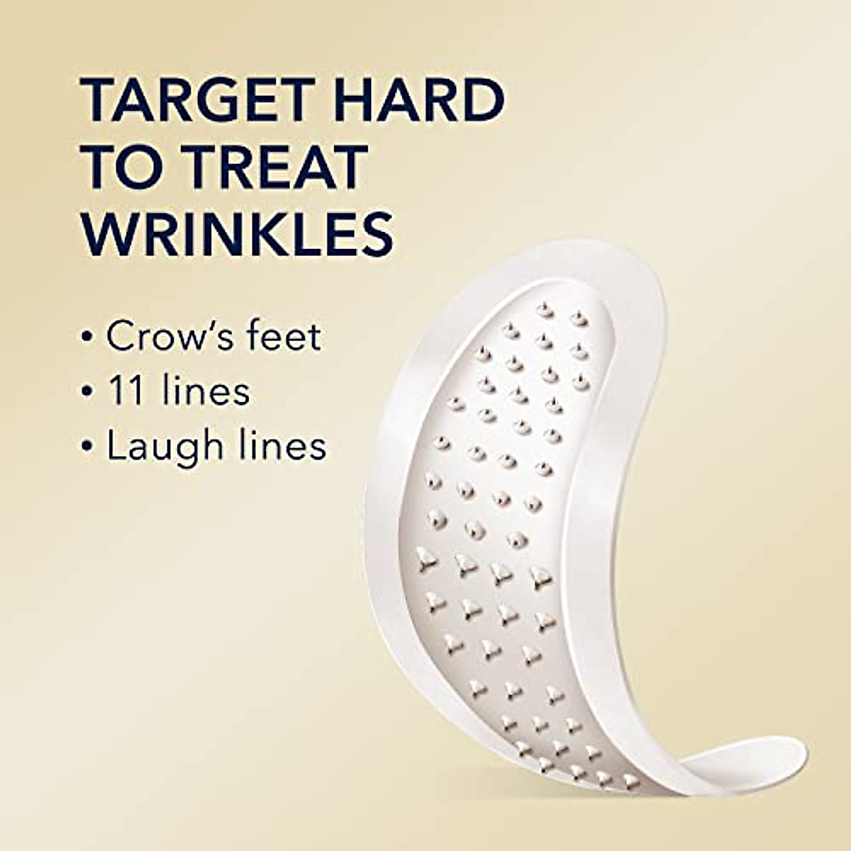 RoC Retinol Correxion Deep Wrinkle Non-Invasive Targeted Patches with Hyaluronic Acid + Firming Peptides for Forehead and Between Eyes, 3 Pouches of 2 Patches Each + 1 Packette of Eye Cream