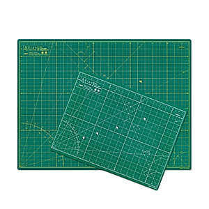Elan Cutting Mat A2 Green, Self Healing Cutting Mat 18 x 24 INCH, 5-Ply Craft Mat Green, Hobby Cutting Mat 18x24 INCH, Fabric Cutting Board for Crafts, Quilting Cutting Board, Cutting Mats for Crafts