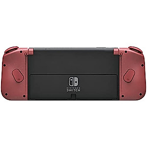 HORI Nintendo Switch Split Pad Compact (Apricot Red) - Ergonomic Controller for Handheld Mode - Officially Licensed by Nintendo